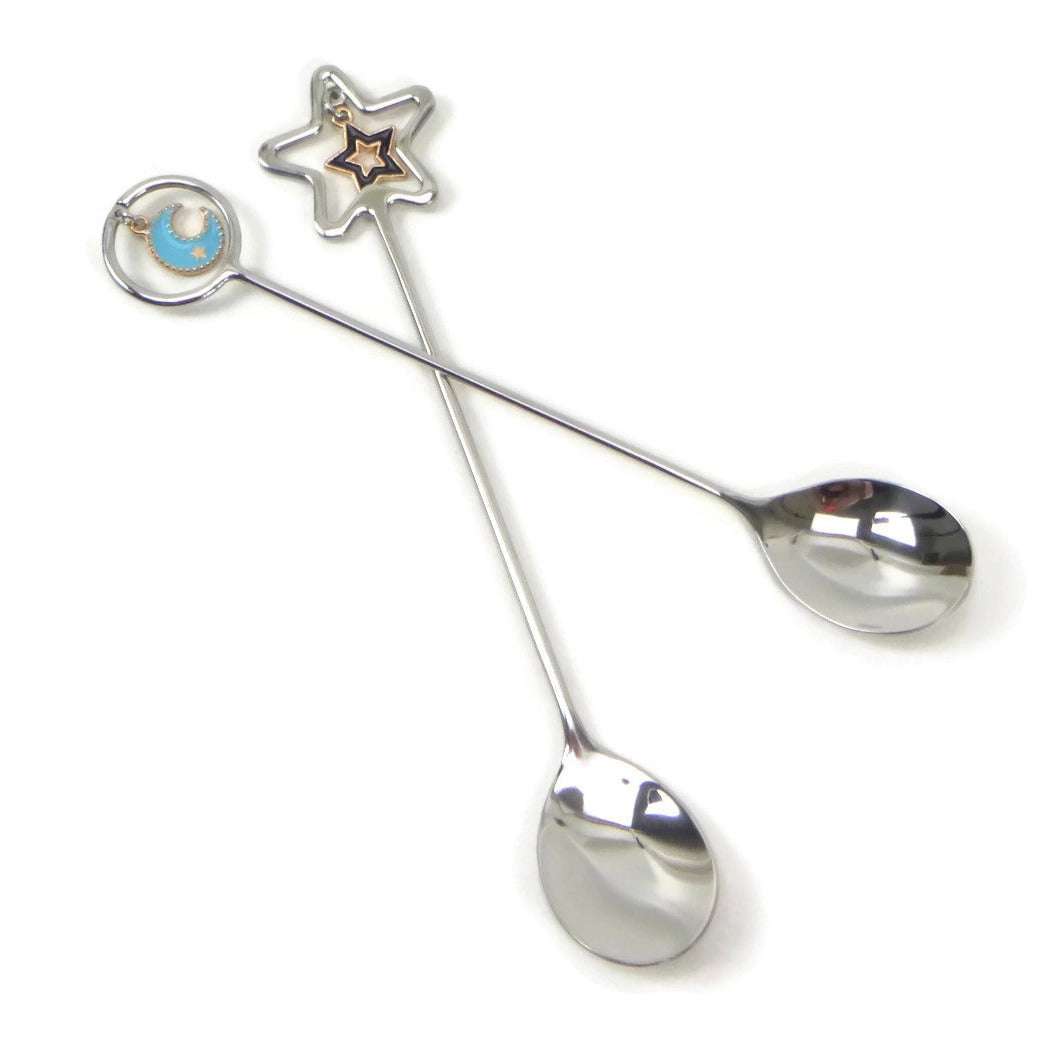 Star and Moon Dangle Spoons
