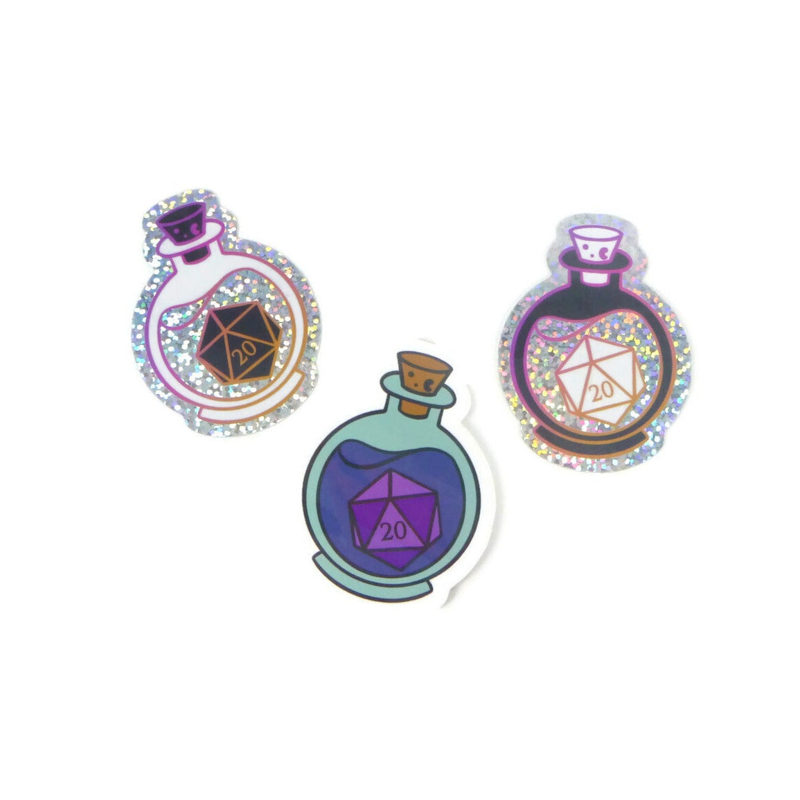 D20 Potion Sticker